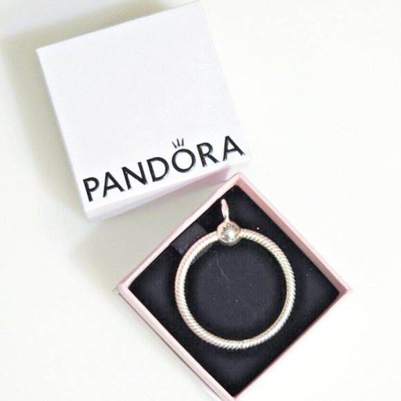 Pandora | Jewelry | Authentic Pandora Moments Medium O Pendant 398256 W ...